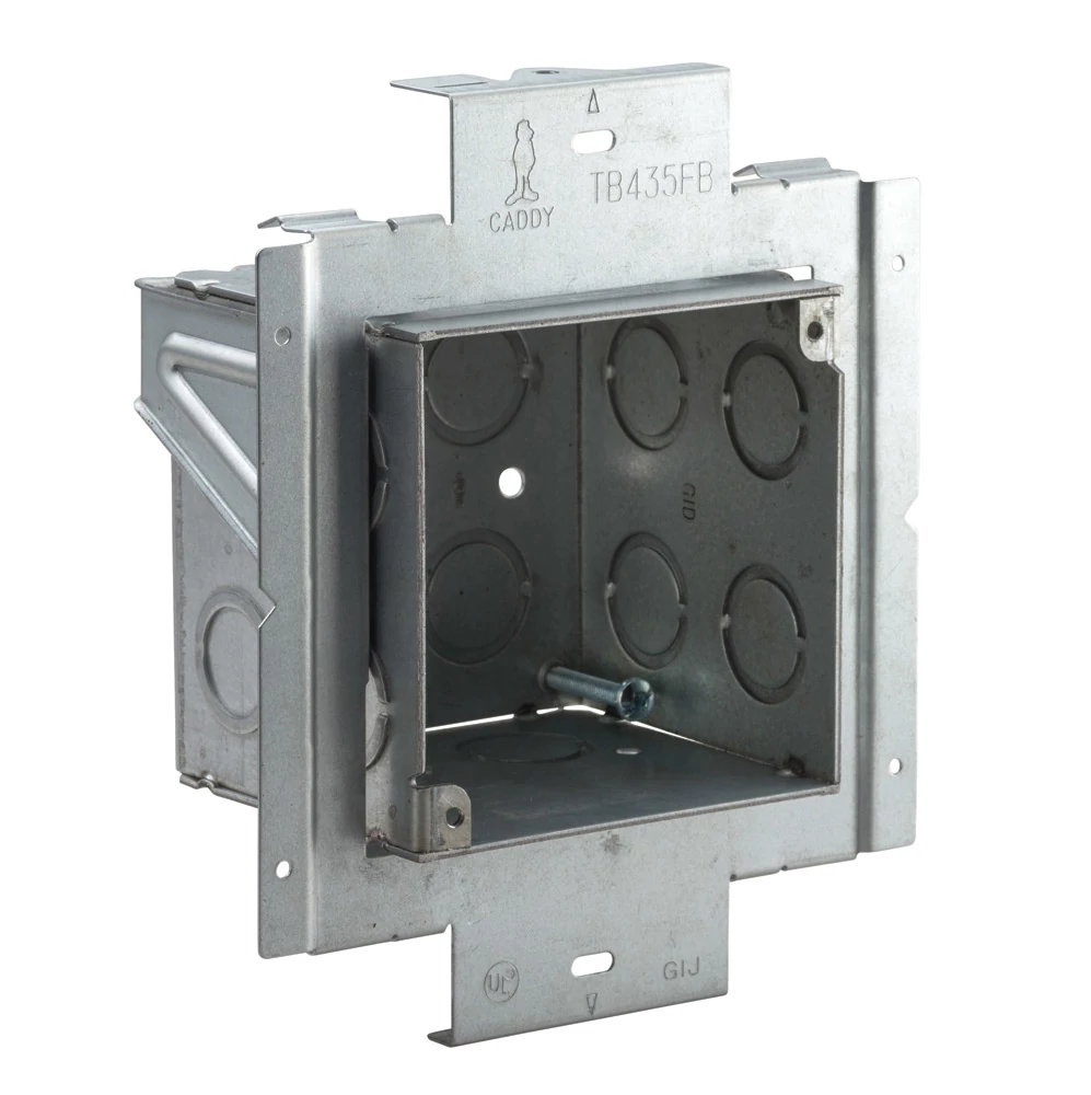 nVent Caddy TB435 Adjustable Depth Box with Mounting Plate, 3 1/2" Box ...