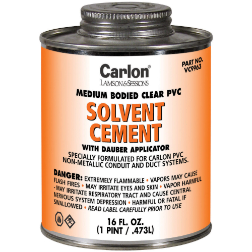 PVC Medium-Bodied Clear Cement, 1-Quart | OneSource Distributors