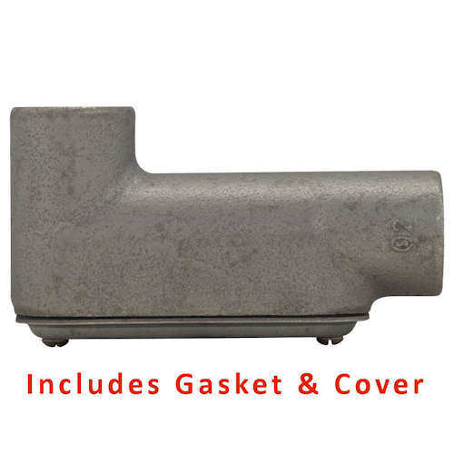 Crouse-Hinds LB37-CG 1" Form7 Type-LB Conduit Body w/ Cover & Gasket ...