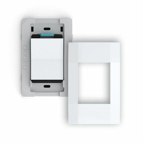 Deako DS-BS1X-WHNL-UCQ 1-Gang Quick Wire Backplate w/ Single Pole ...