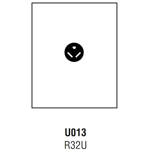 Midwest U013 Unmetered Power Outlet, 30A 120V, Surface Mount, R32U ...