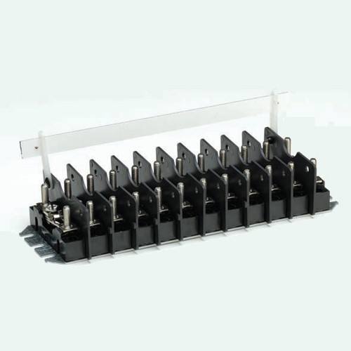STAT M-25012 TERMINAL BLOCK, TYPE NT 600VAC, 50A, 12 POLE SLIDING LINK ...