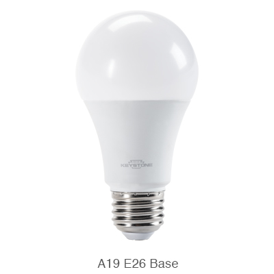 Keystone KT-LED9A19-O-930 9W (60W) LED A19 Dimmable Lamp, 800 Lumen, 90 ...