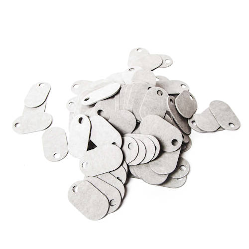 OEL FIBERTAGD Fiber P Tags, Dielectric, Nonflammable (100/Box) | Viking ...