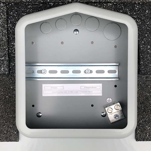 SolaDeck 0799-2G Pass-Thru UL50 Type-3R Enclosure, 2-Position Ground ...