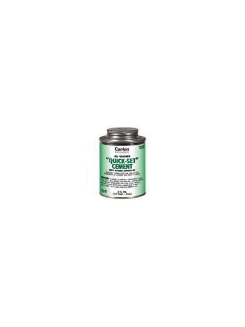 1 Pint Quick Set Clear PVC Cement | Crawford Electric Supply