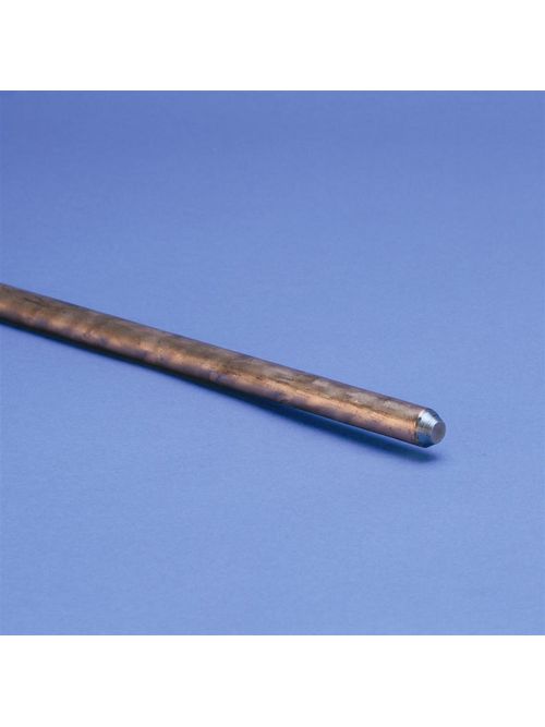 Erico 615800 5/8 Inch x 10 Foot 10 MIL Plating Thickness Copper Bonded ...