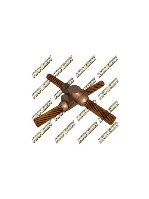 Harger Lightning & Grounding XO4/04/0Q 4/0 AWG Cable to Cable Mold ...