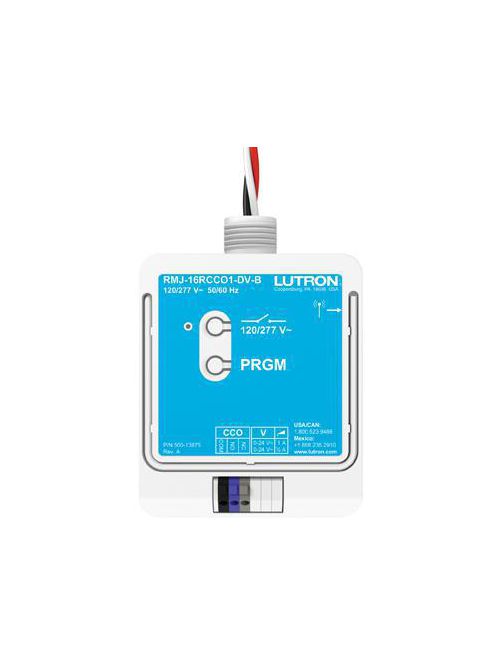 Lutron Electronics RMJ-5R-DV-B 120/277 VAC 431 to 437 Megahertz Dimming Module with Eco System ...