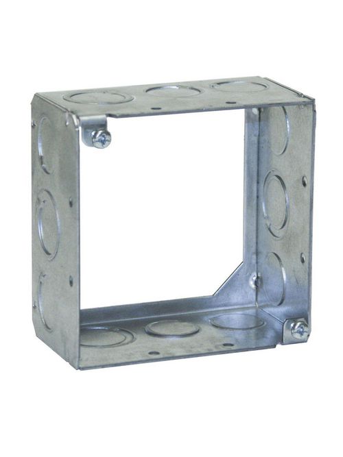Raco 207 4 x 4 x 2-1/8 Inch Steel Square Cover Extension Ring ...