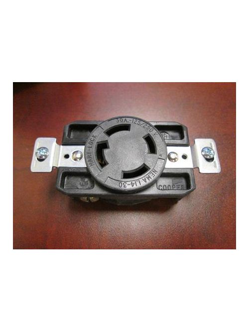 Eaton Wiring Devices CWL1430R 30 Amp 125/250 VAC 3-Pole 4-Wire NEMA L14 ...