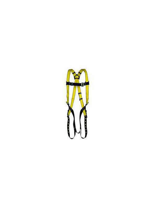 MSA Safety 10072488 Yellow Back D-Ring Tongue Buckle Leg Strap Qwik-Fit ...