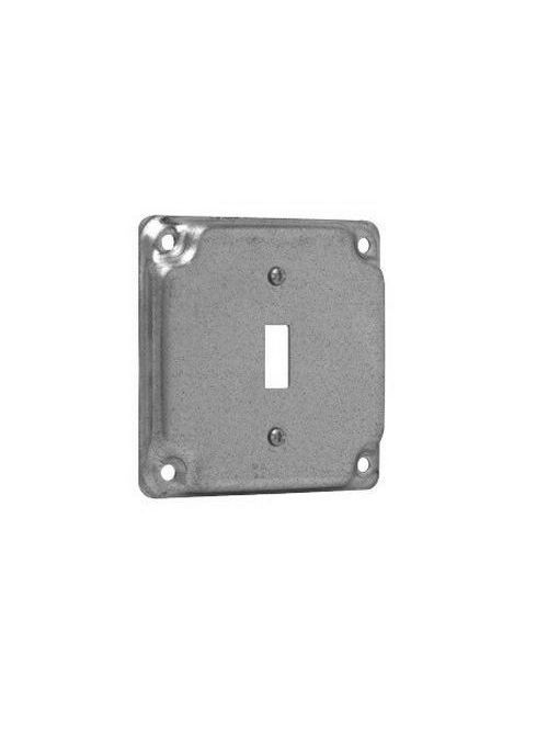 Crouse-Hinds Series TP512 4 Inch 1/2 Inch Raised Steel Square Surface ...