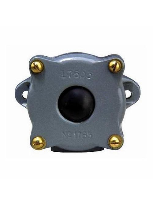 Edwards Signaling 1785 12/24/125 VAC 20 Amp Momentary Gray Aluminum ...