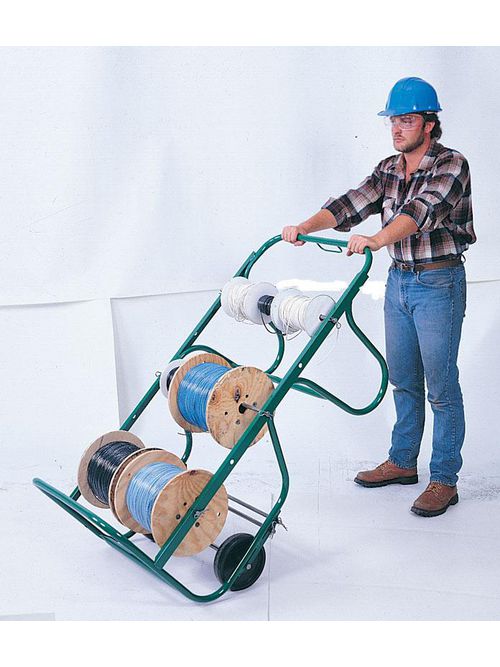 Greenlee 911 Tubular Steel Movable Cable Wire Reel Cart | Cooper Electric