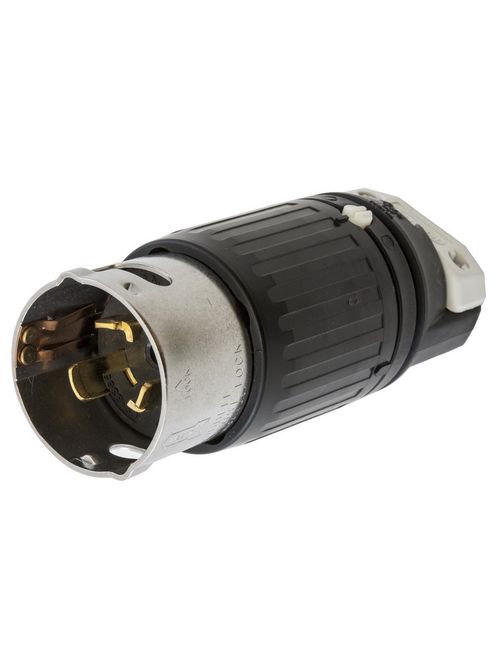 Hubbell Wiring Devices CS8365C 50 Amp 250 Volt 3-Pole 4-Wire Black and ...