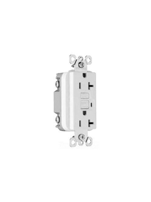Pass & Seymour 2095-W 20 Amp 125 VAC 2-Pole 3-Wire NEMA 5-20R White ...