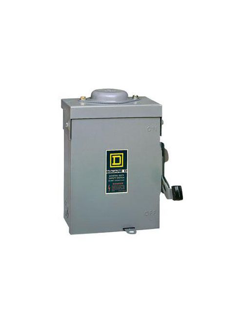 Square D D222NRB 240 Volt 60 Amp 2-Pole NEMA 3R Fusible General Duty ...