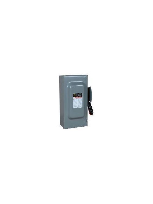 Square D H362 600 VAC 60 Amp 3-Pole Class H/J/K/L/R Fusible Heavy Duty ...