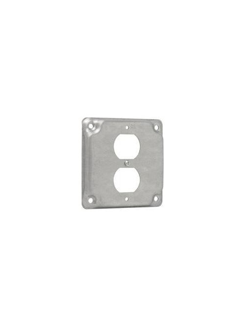 Crouse-Hinds Series TP516 4 Inch 1/2 Inch Raised Steel Square Surface ...