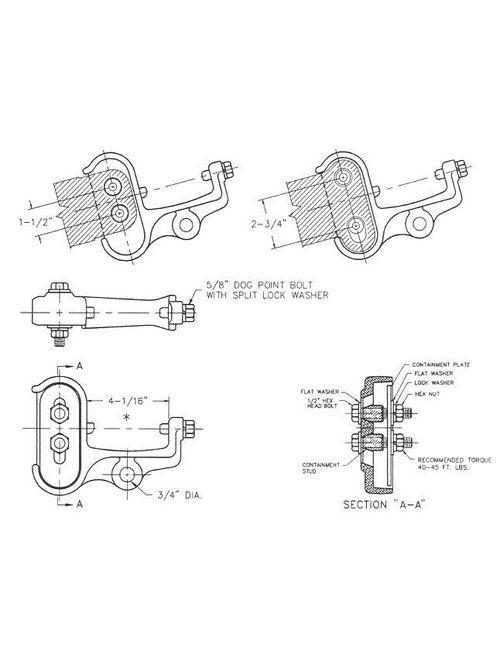 MacLean Power Systems PITA 250 Trunnoin Clamp | Irby Utilities