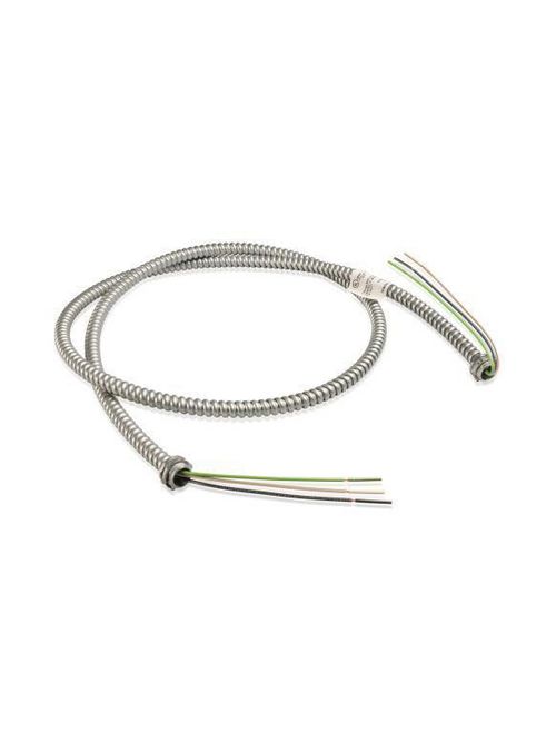 Electriflex SW10143 3/8 x 72 Inch 14 AWG 3-Wire Flexible Metal Pre ...