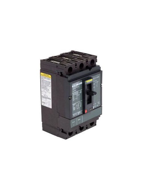 Square D HDL36125 3-Pole 125 Amp 600 Volt Thermal Magnetic Molded Case ...