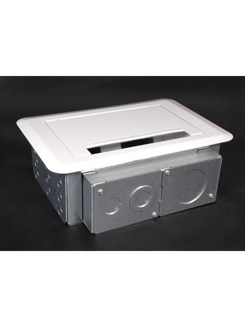 Wiremold EFSB4 13 x 3-7/8 x 11-5/8 Inch White 4-Gang Wall Box | Capital ...