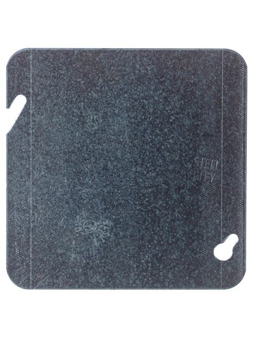 Steel City 72C1 4-11/16" Steel Square Box Cover, Flat and Blank ...