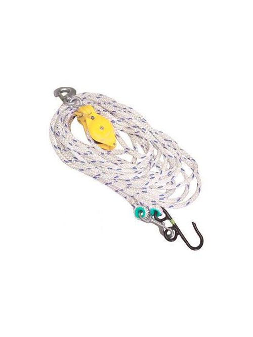 Buckingham 2407-80 80 Foot Handline System Kit with Hook/Block and Rope ...