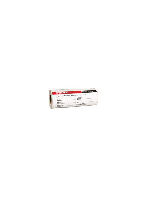 Hilti Corp 339611 5 x 4 Inch Firestop System Adhesive Label | Viking ...
