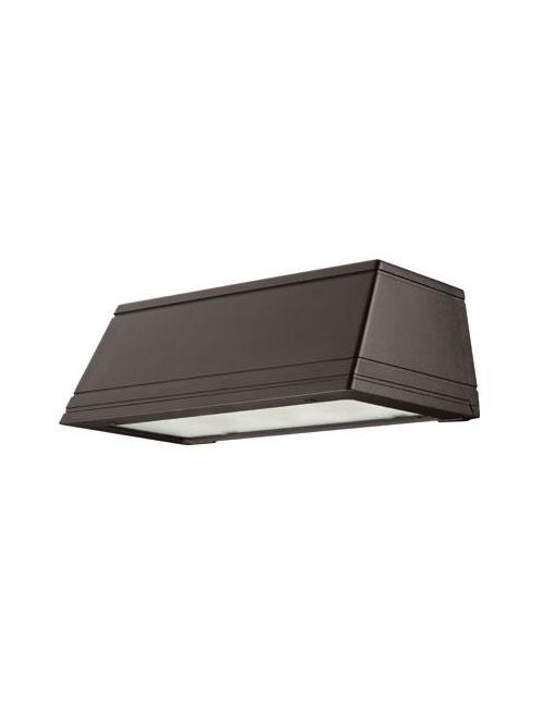 Lithonia WSTM-LED-2A-40K-120-DDBXD LED Wallpack, 12W, Trapezoid Sconce ...