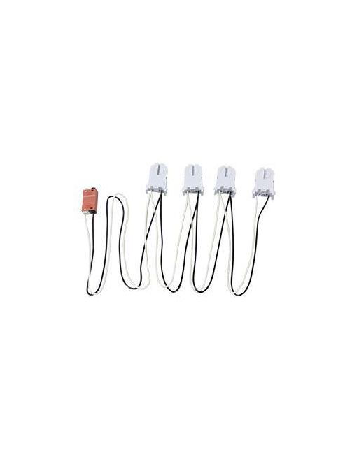 KEYSTE KT-SOCKET-T8-U-S-3-W (3) PRE-WIRED SHORT NON-SHUNTED SOCKETS ...